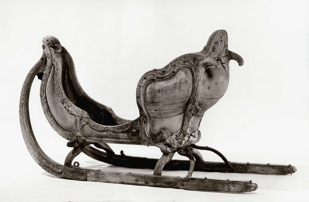 Slede - Norsk Folkemuseum / DigitaltMuseum