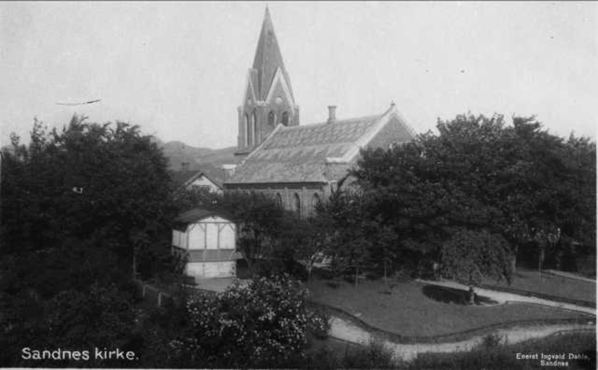 Sandnes kirke - Jærmuseet / DigitaltMuseum