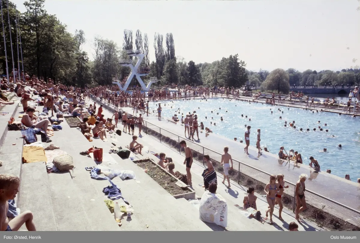 Frognerbadet. - Oslo Museum / DigitaltMuseum