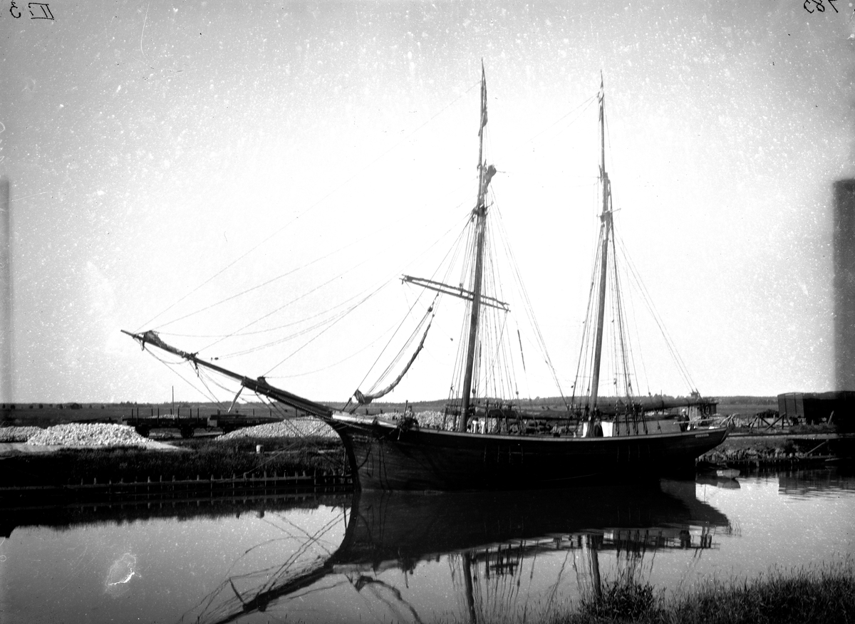 Segelfartyg Sidny, 1908. - Köpings museum / DigitaltMuseum