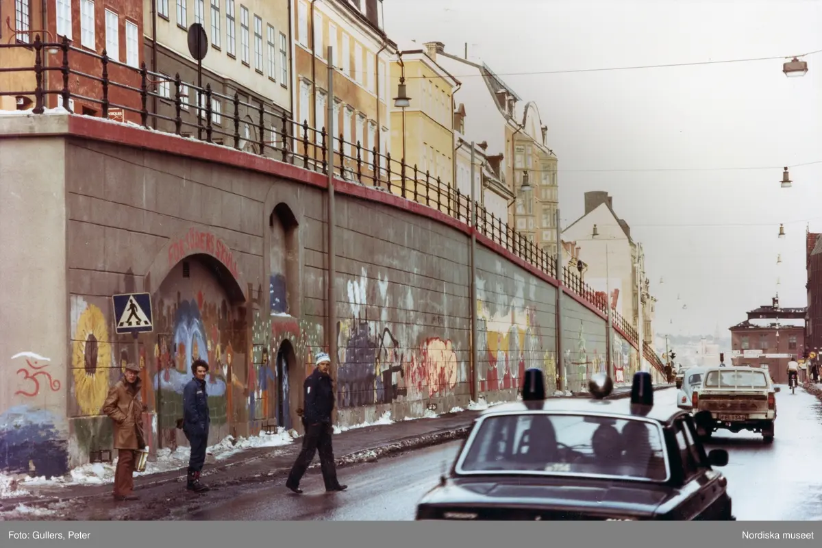 Södermalm, Stockholm. Hornsgatan med Hornsgatspuckeln. - Nordiska ...