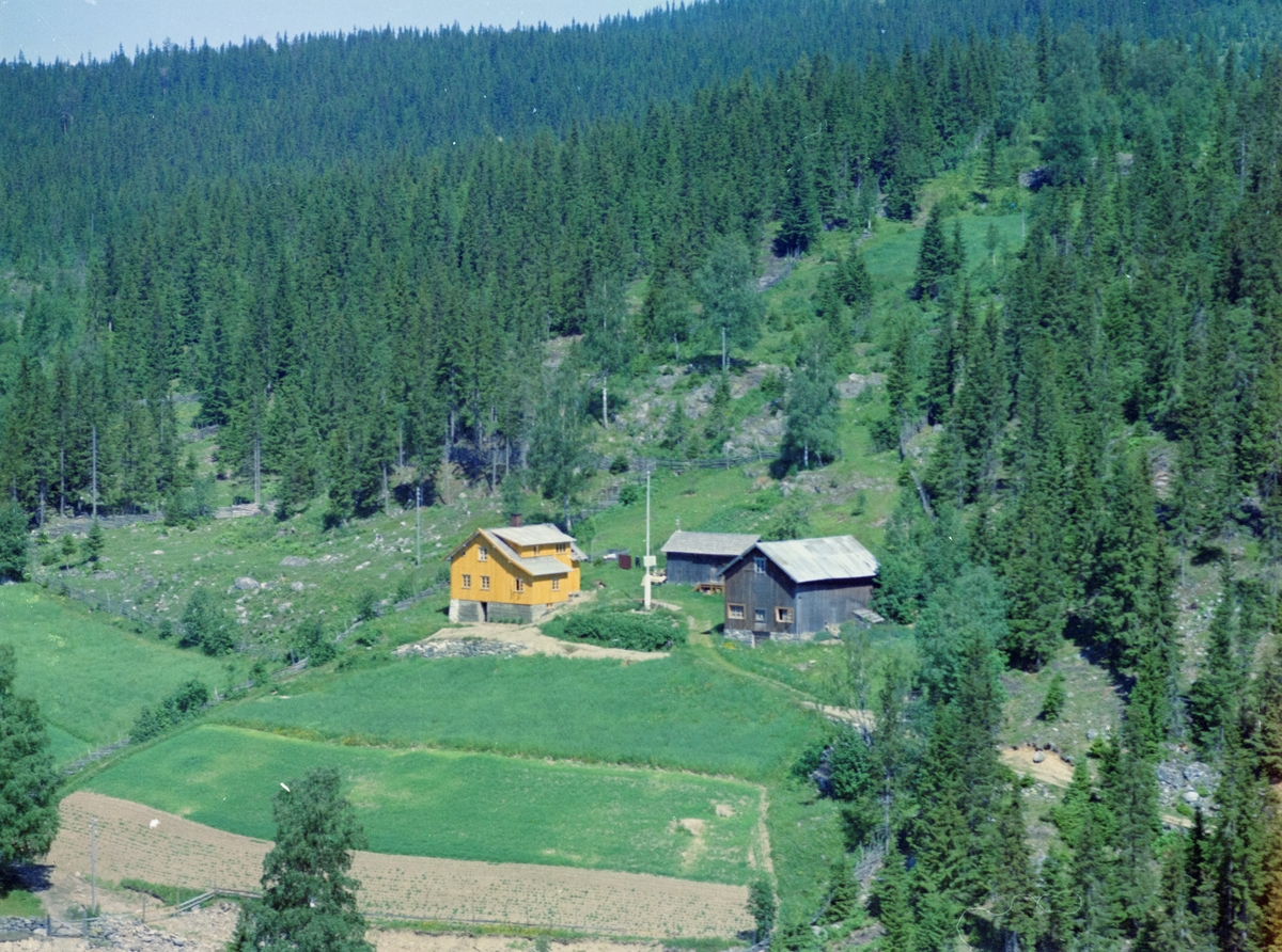 Flyfoto, Lillehammer, Bergesvelykkja eller Lykkja, nå kalt Løkka. Et ...
