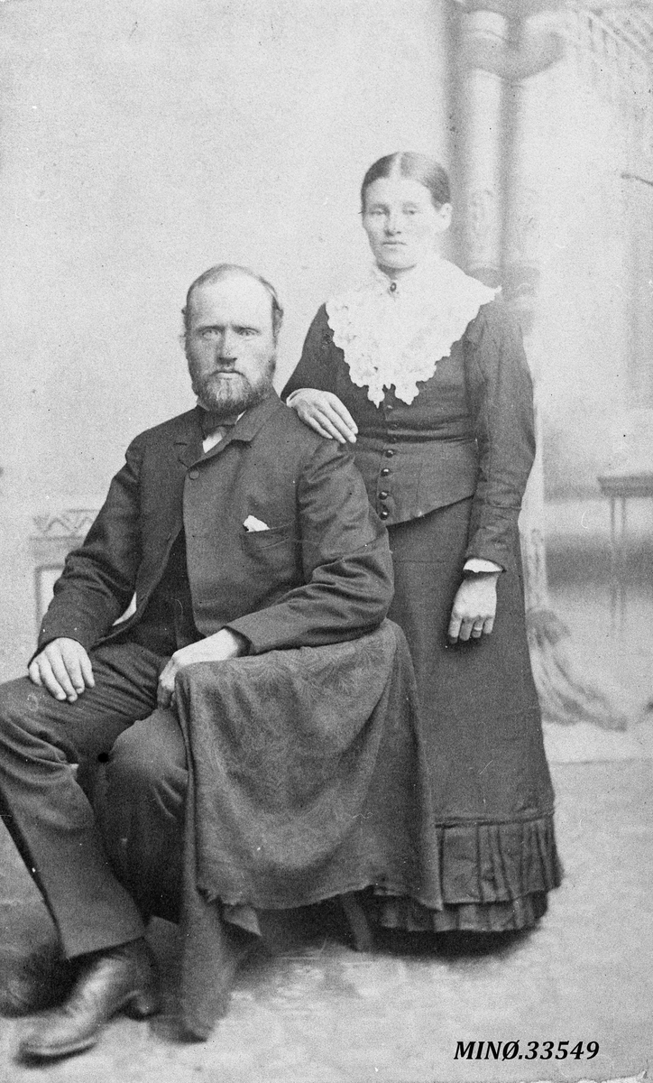 Portrett av ektepar - John og Marit Berg - Anno Musea i Nord-Østerdalen ...