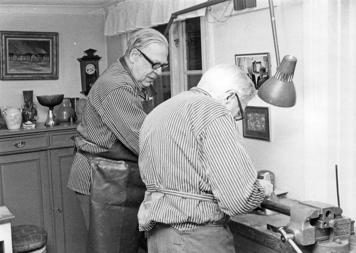 Silversmide. Dalerik Eric Ericsson och Dr. Nordensköld. - Länsmuseet ...