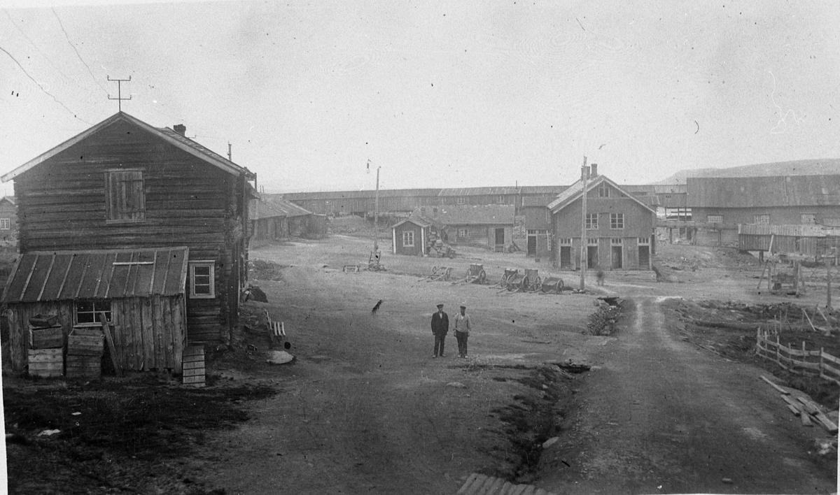 Gruvebebyggelse ved Kongens gruve, Røros - Rørosmuseet / DigitaltMuseum