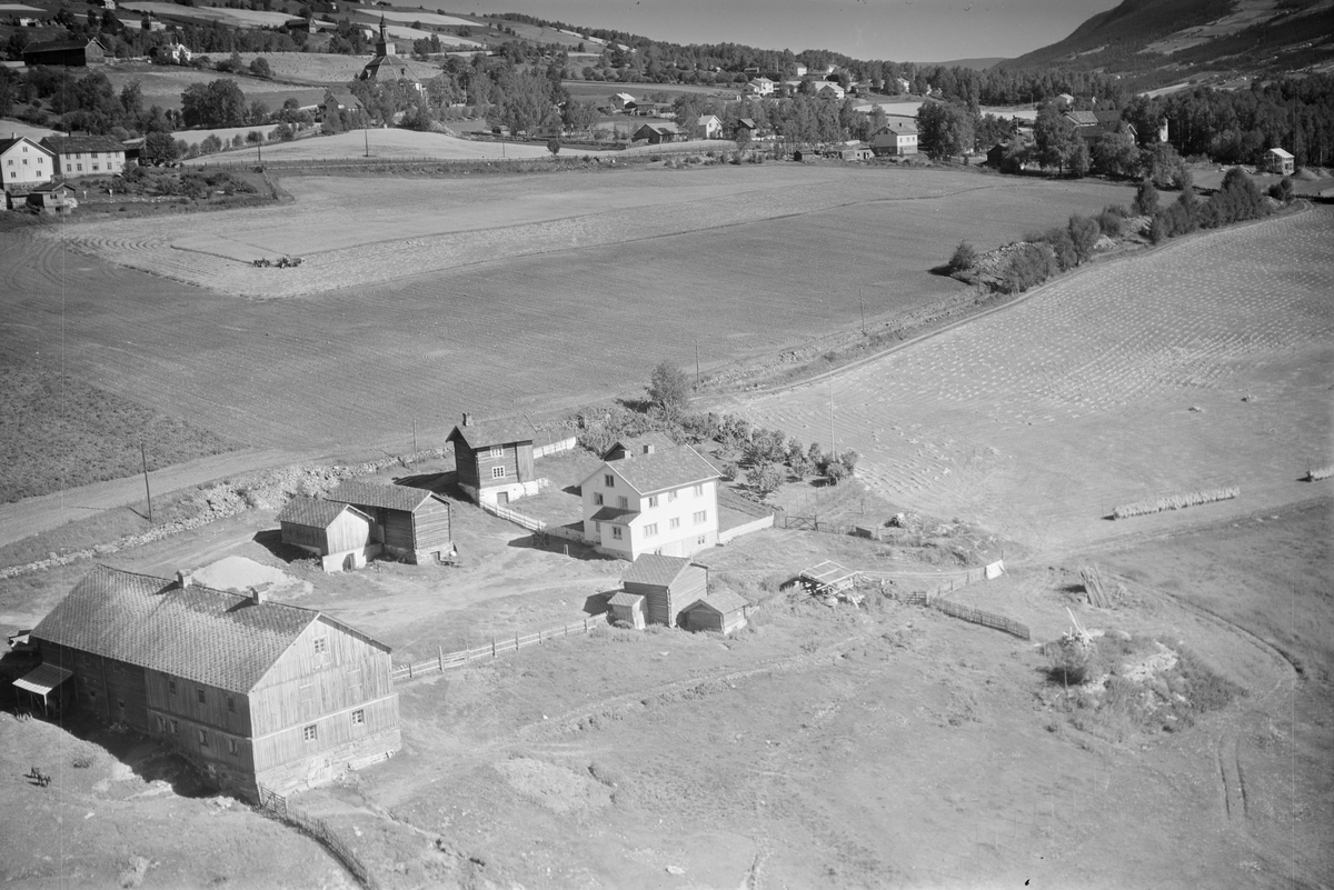Odenrud - O’ro - i Sør-Fron, Sør-Fron kirke i bakgrunnen -#N# Maihaugen ...