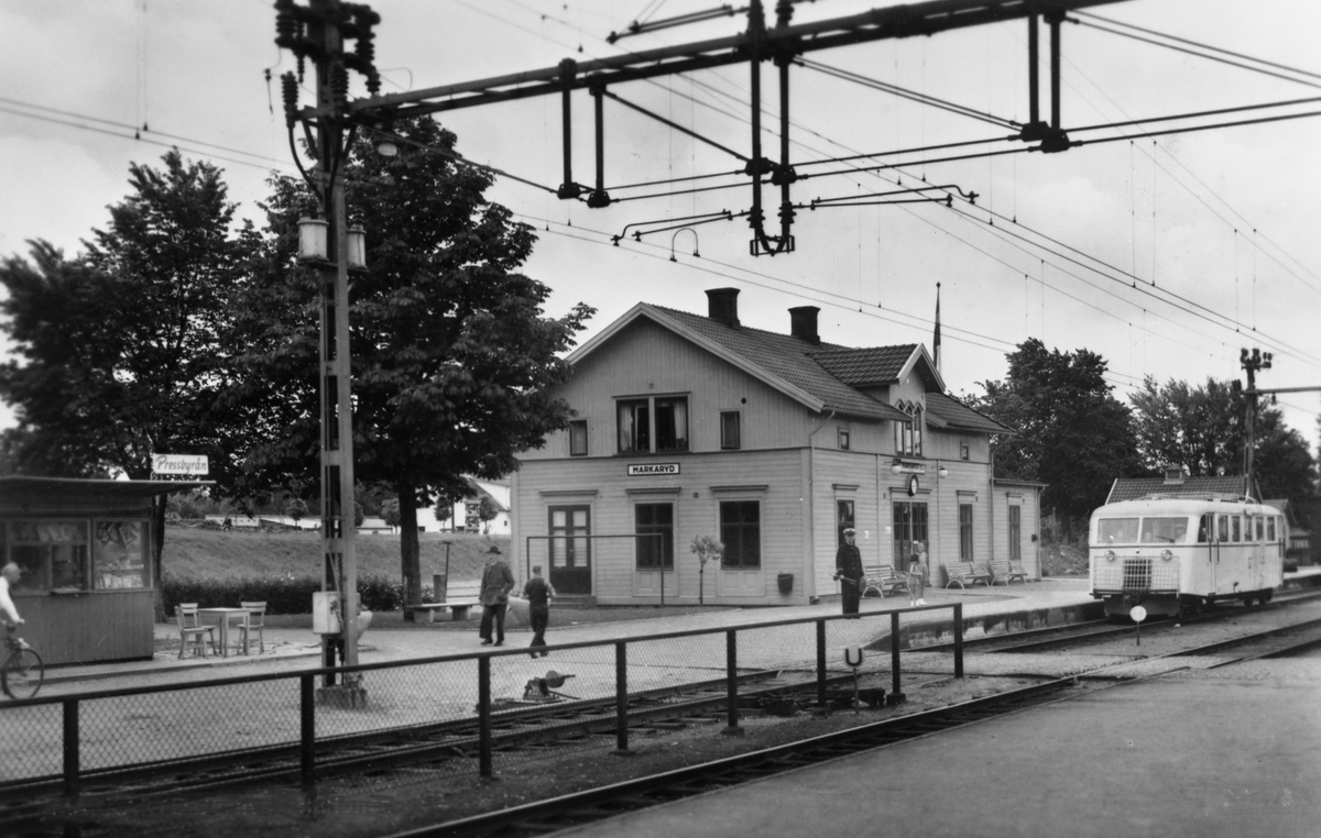 Markaryd station - Järnvägsmuseet / DigitaltMuseum