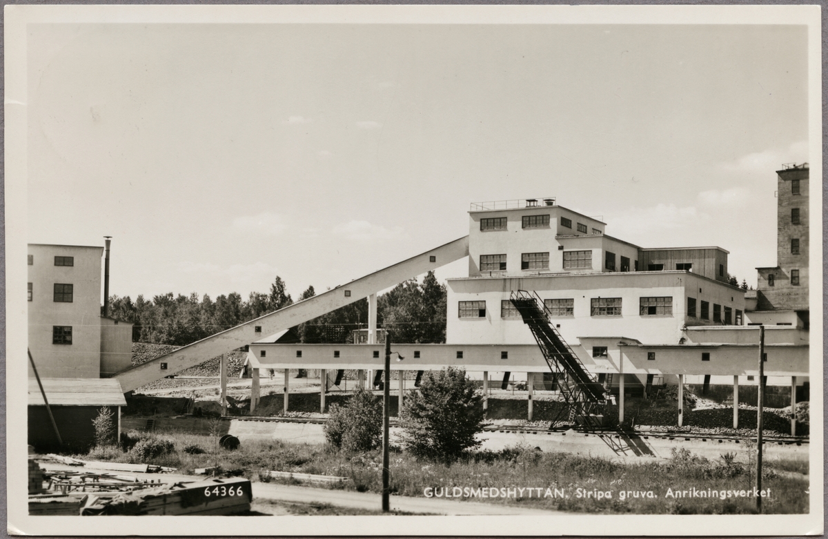 Stripa gruva anrikningsverk. - Järnvägsmuseet / DigitaltMuseum