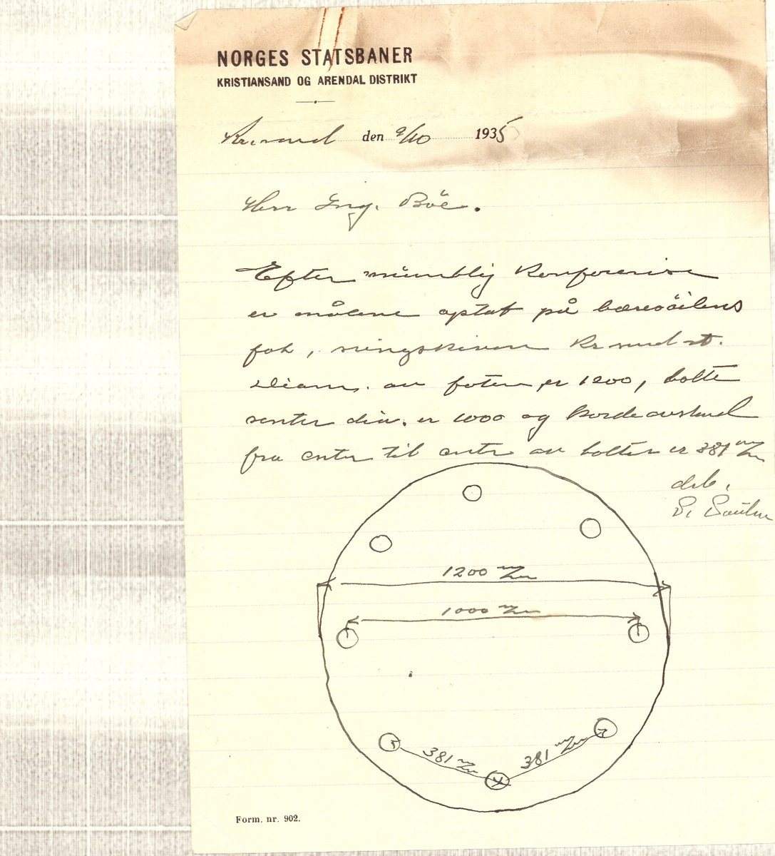 Arbeidstegning - Vest-Agder-museet / DigitaltMuseum