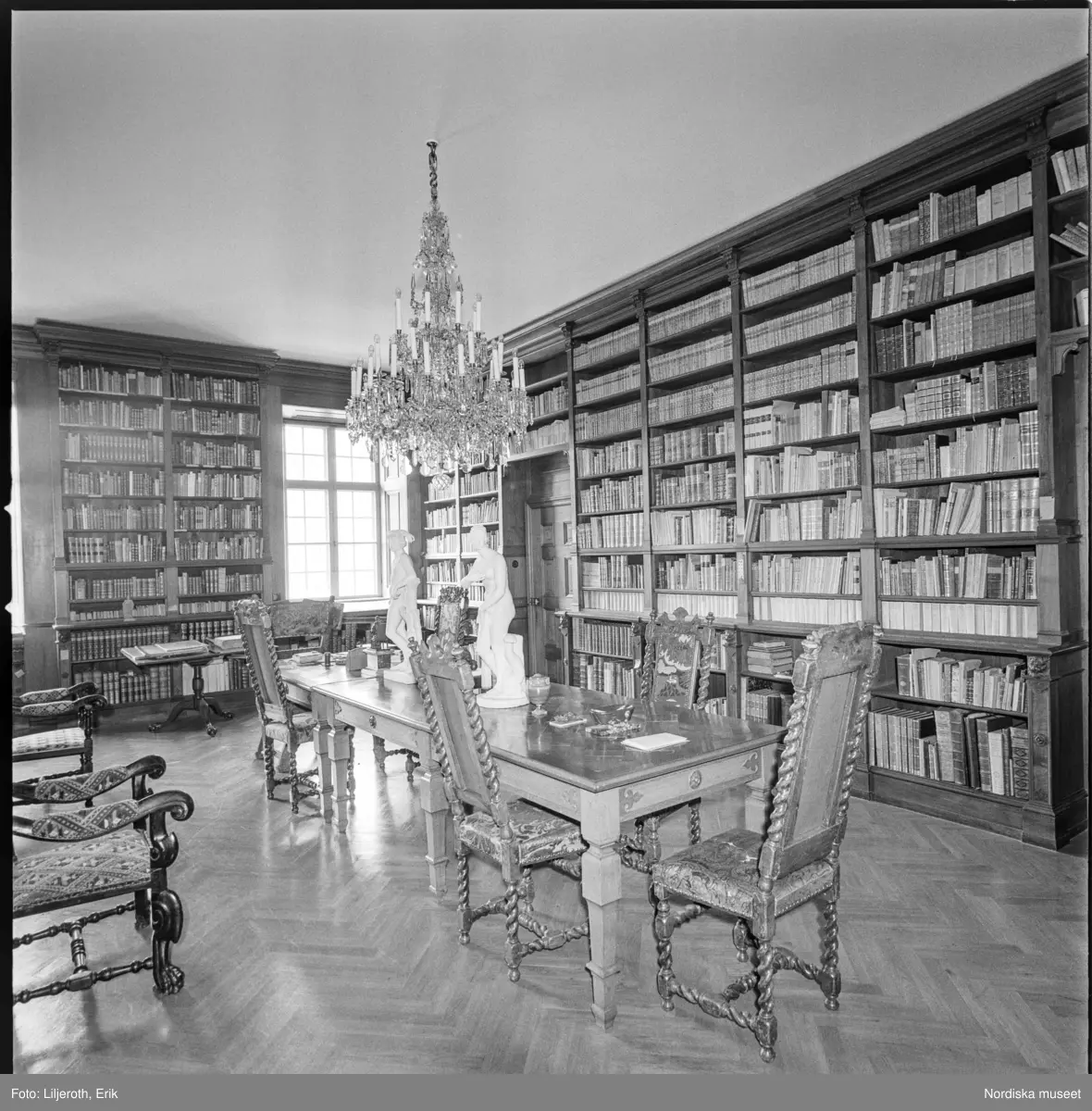 Ericsbergs slott, interiör, Stora Malms socken, Södermanland ...