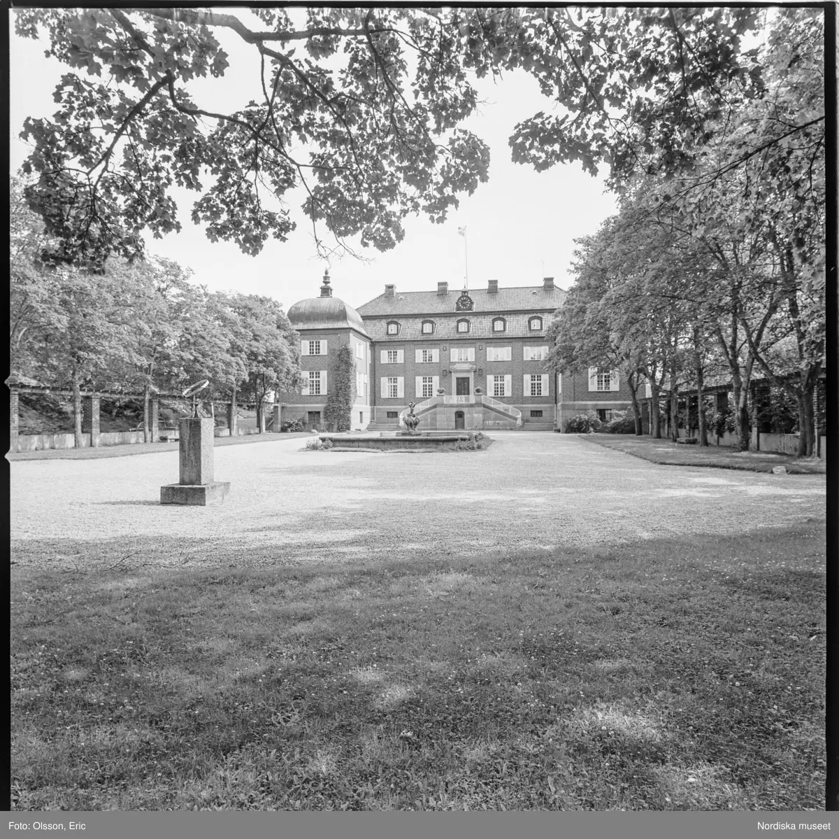 Berga slott, trädgård, Västerhaninge socken, Södermanland. - Nordiska ...