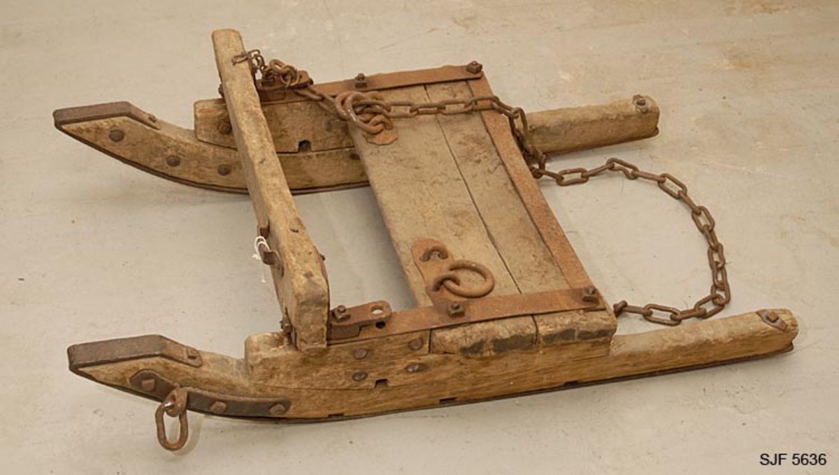 Slede - Anno Norsk skogmuseum / DigitaltMuseum