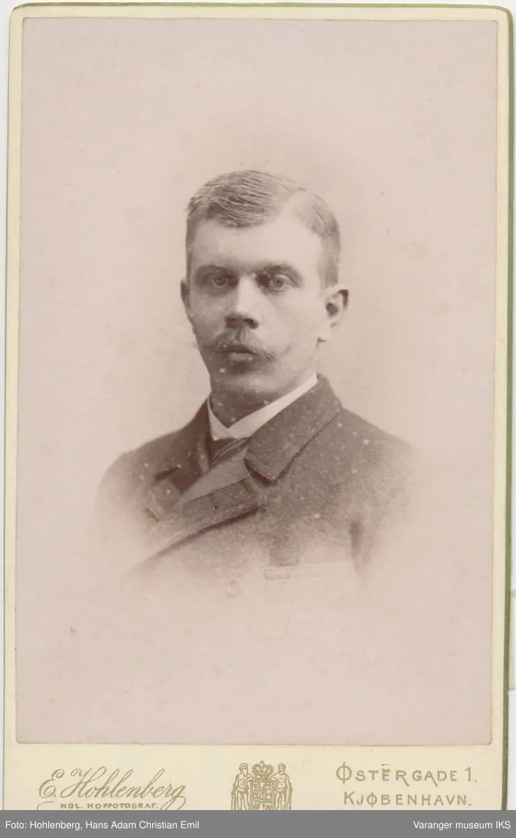 Portrett, Einar Nikolai Brodtkorb - Vardø Museum / DigitaltMuseum