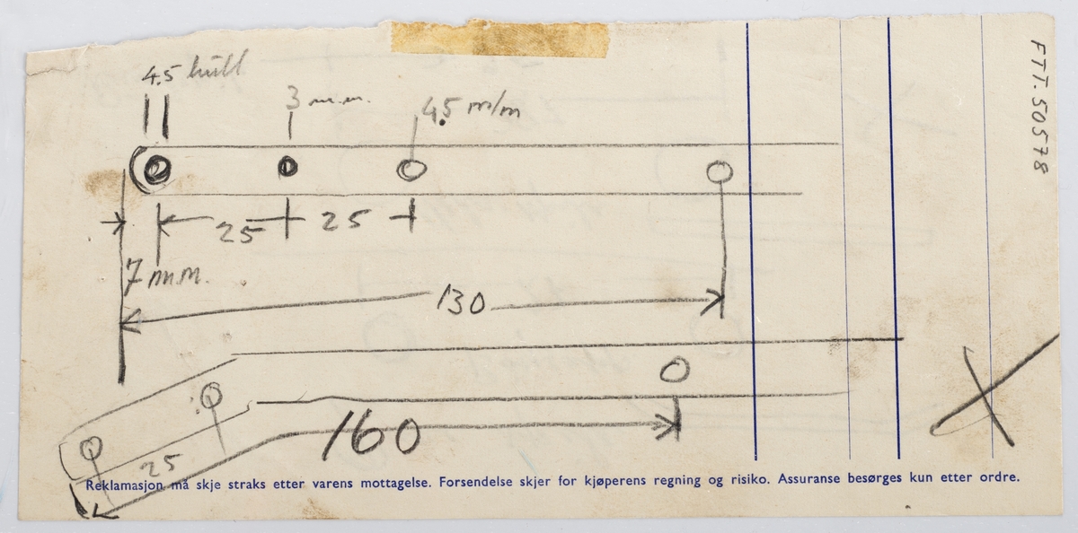 Arbeidstegning - Sverresborg Trøndelag Folkemuseum / DigitaltMuseum