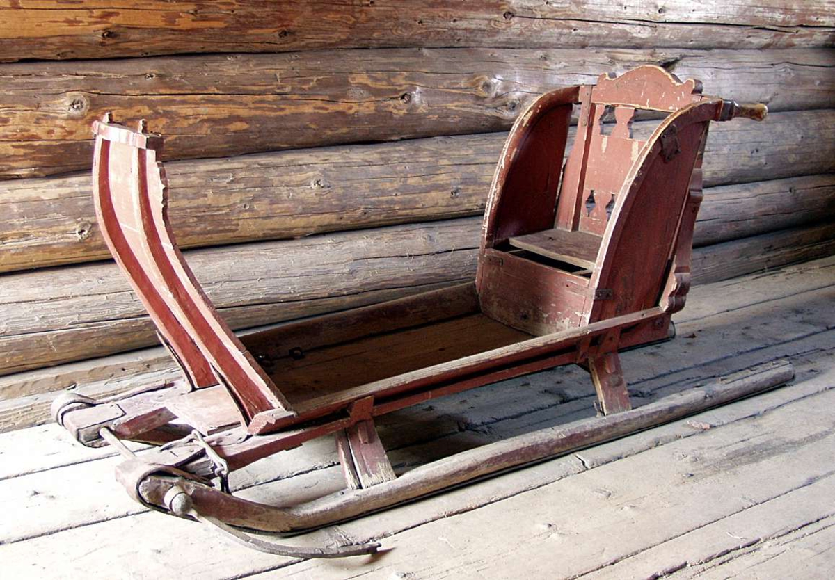 Slede - Norsk Folkemuseum / DigitaltMuseum