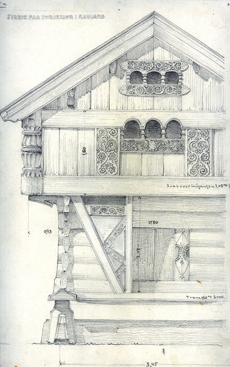 Tegning - Norsk Folkemuseum / DigitaltMuseum
