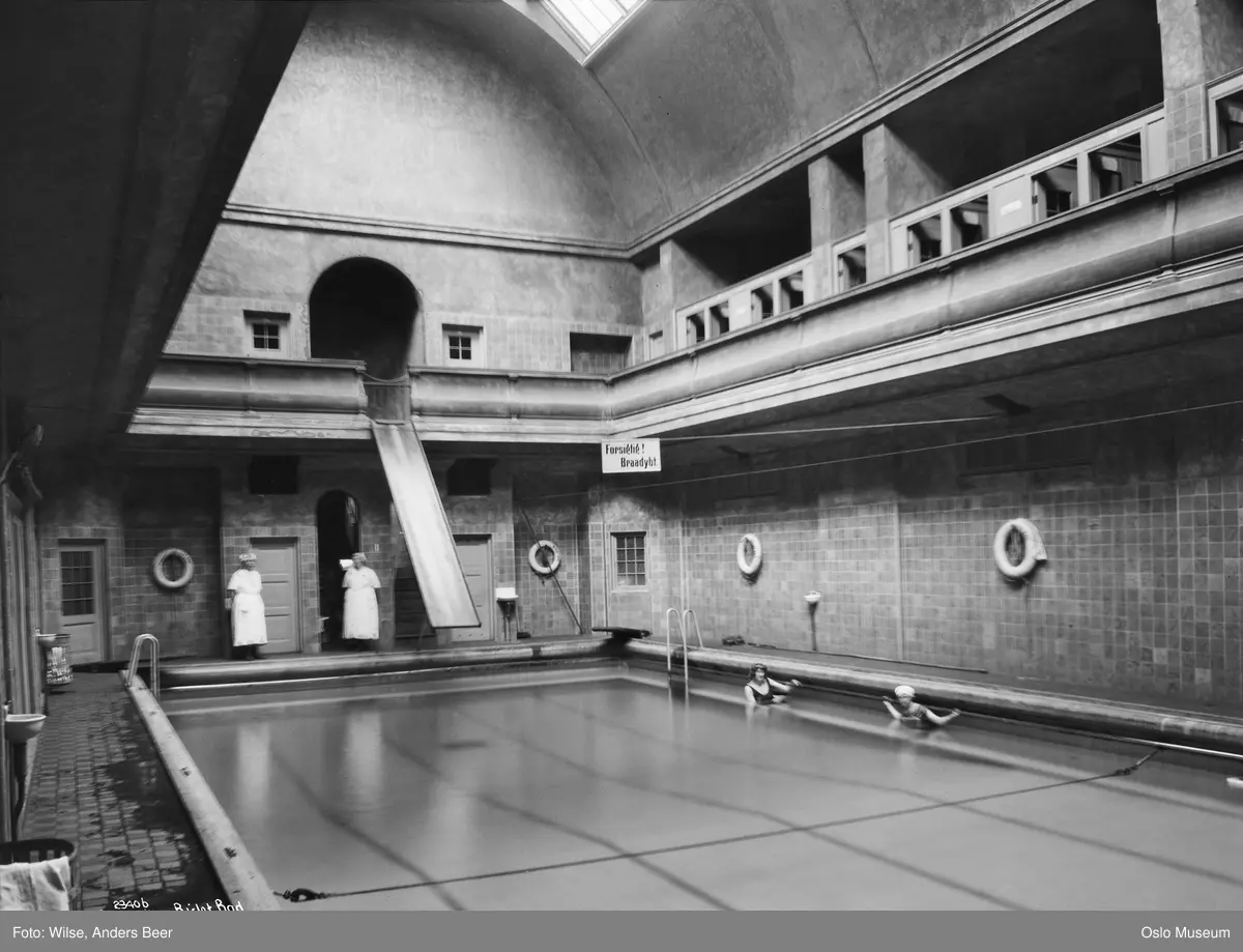 Bislet Bad. - Oslo Museum / DigitaltMuseum