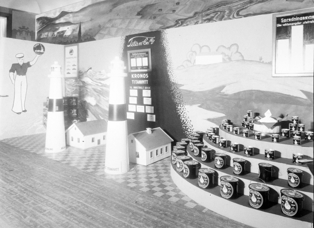 Reklame for Titan Co. A/S sitt produkt "Kronos Titanhvitt for ...