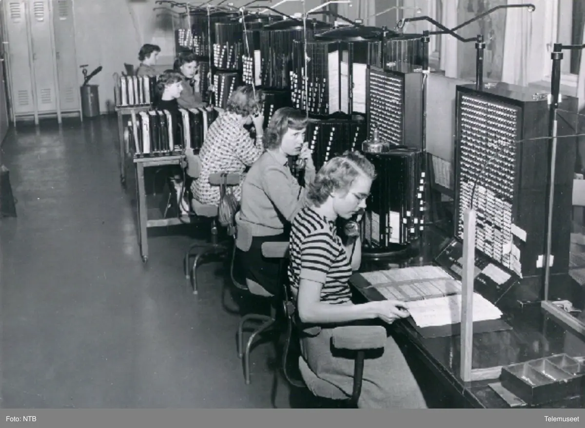 Opplysningstjenester Opplysningen 08 damer ved sentralbord - Yrke ...