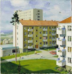 Fra Lambertseter [maleri] - Oslo Museum / DigitaltMuseum